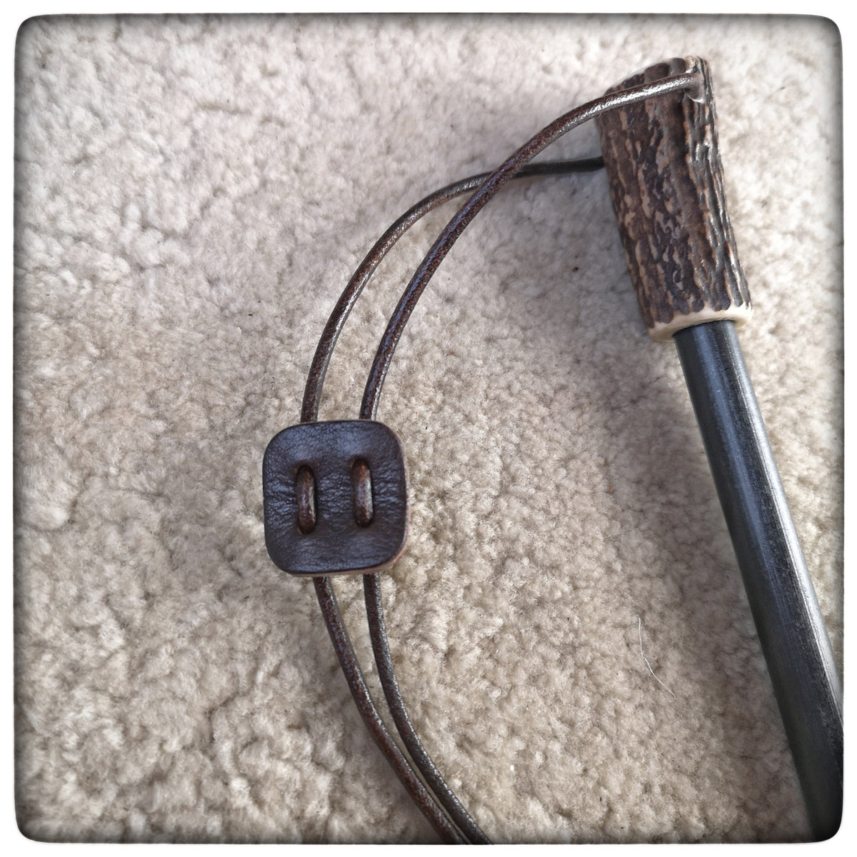 FERROCERIUM ROD XL with Deer antler handle #1 – PROMETHEUS Bushcraft ...