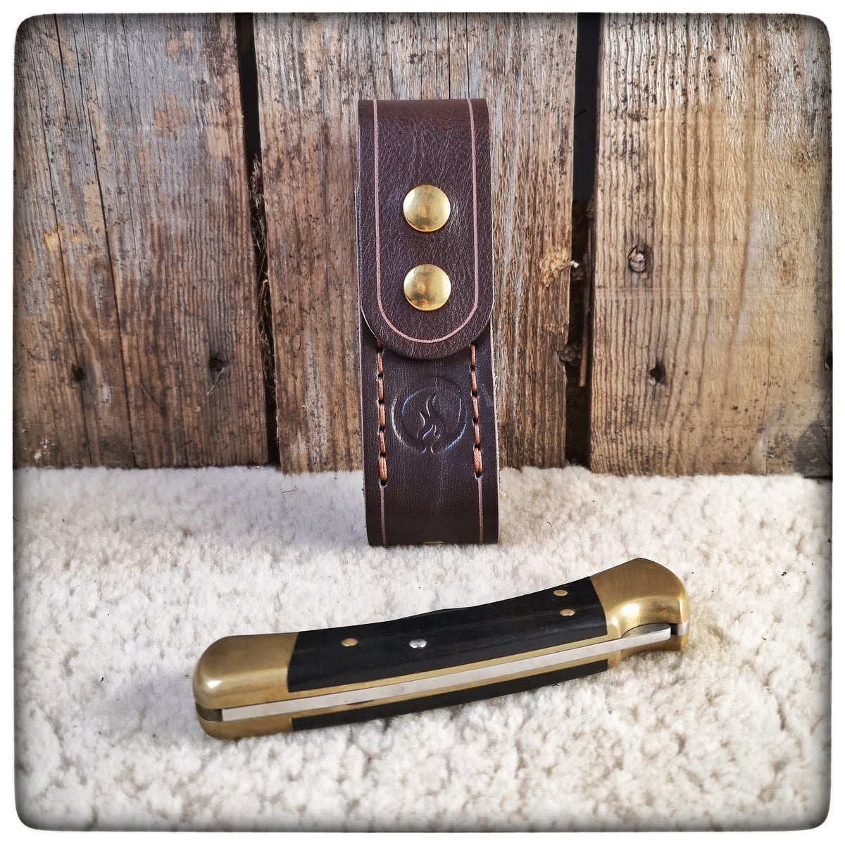 Buck® 110 LEATHER SHEATH – PROMETHEUS Bushcraft Equipment